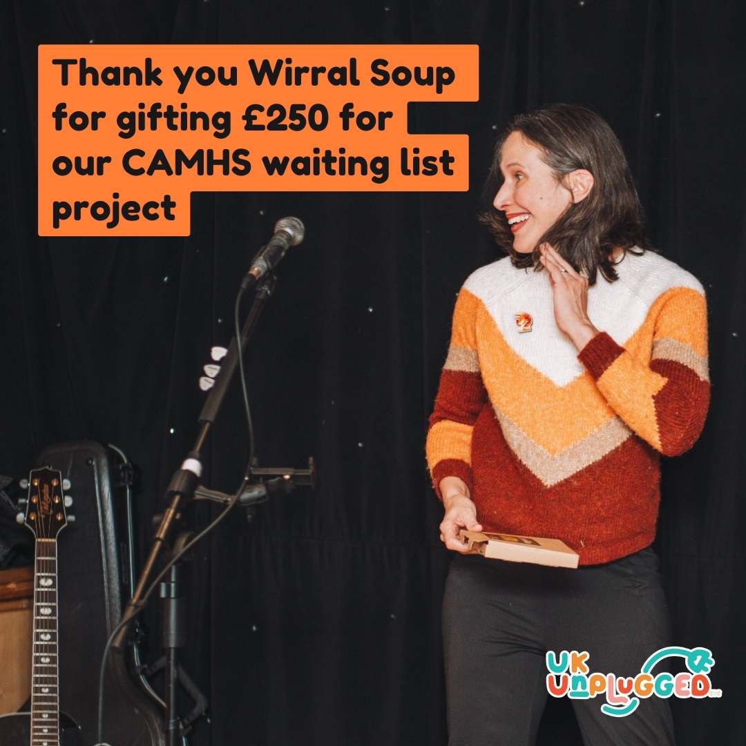 Pitching At Wirral Soup for CAMHS waiting list boxes - UK Unplugged
